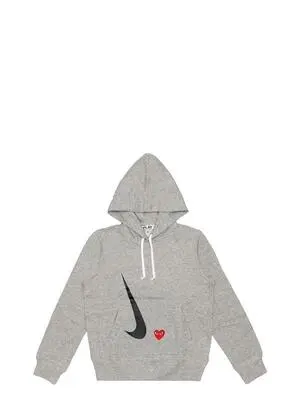 Play Comme Des Garcon X Nike Crossover Hoodie - Gray