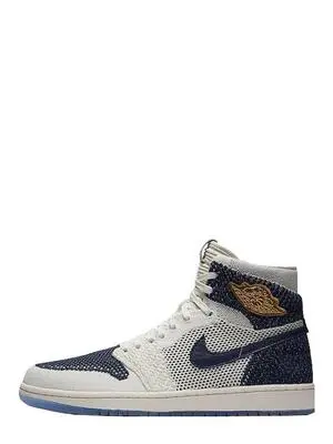 JORDAN 1 Retro High Og Flyknit 're2pect' Sneakers - Cream