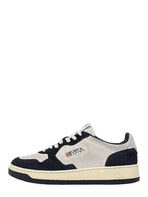 AUTRY AUTRY Medalist Low Goatskin Sneakers White/black