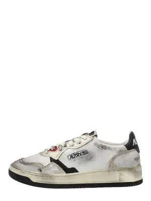 AUTRY AUTRY Low Super Vintage Mesh Sneakers White/black