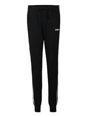 Adidas Plaid Knitted Sports Pants - Black