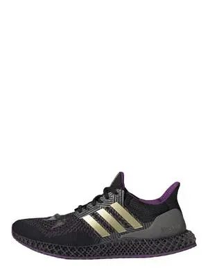 Adidas Marvel X Ultra 4d 'black Panther' Sneakers - Black/gold