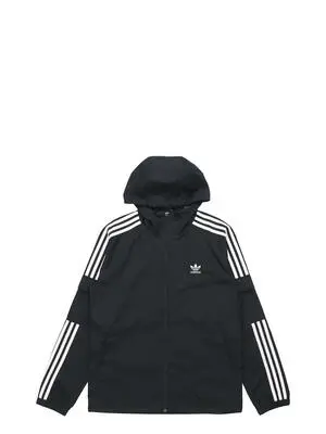 Adidas Originals 3-stripes Wb Fz Hoodie Jacket For - Black