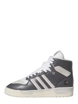 Adidas X The Simpsons Rivalry High "scratchy" Sneakers - Grey Five/grey One/cream White