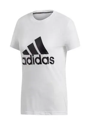 Adidas Logo Graphic Short Sleeve T-shirt - White
