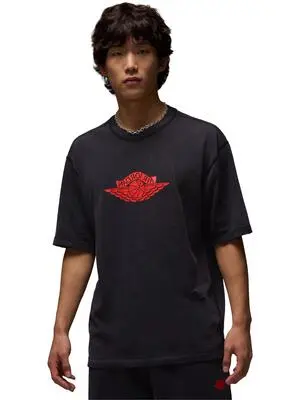 JORDAN Rare Air T-shirt 'black Red - Black/chile Red