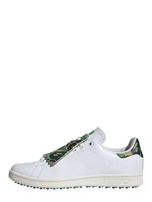 Adidas X A Bathing Ape Stan Smith Golf Sneakers - Cloud White/cloud White-green