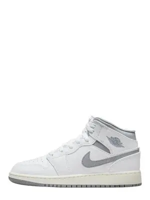 JORDAN Jordan Air 1 Mid Sneakers White/gray