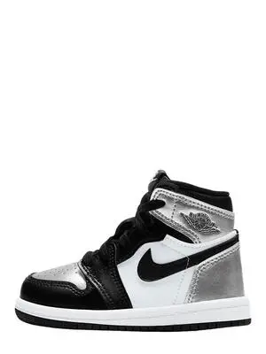 JORDAN Air 1 Retro High Og "silver Toe - Black/silver