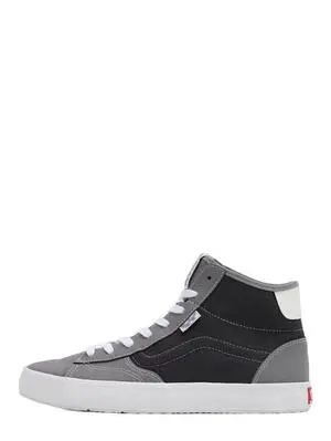 VANS The Lizzie High Top Sneakers - Gray/black/white