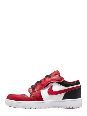 JORDAN Air Jordan 1 Low "Reverse Black Toe" Sneakers White/red