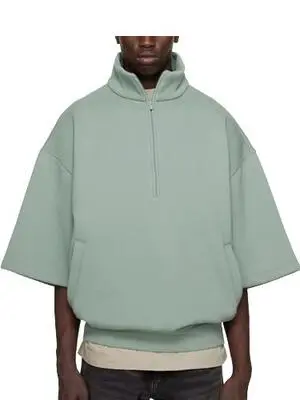 Fear Of God Ss23 3/4 Half-zip Sweatshirt - Blue/grey