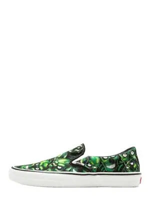 VANS Supreme X Slip-on 'glow-in-the-dark Skull Pile - Black