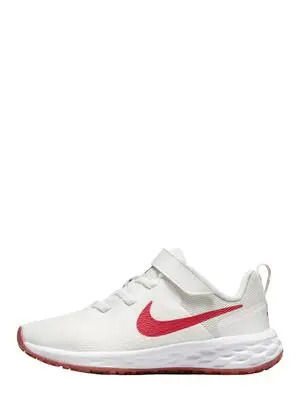 Nike Revolution 6 "summit White Track Red" Lace-up Sneakers - Summit White/obsidian/white
