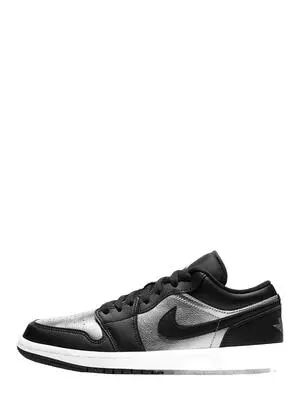 JORDAN Air Jordan 1 Low SE 'Silver Toe' Sneakers Black/silver