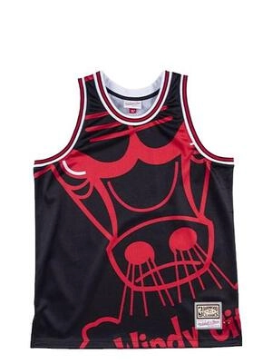 Mitchell & Ness Big Face Basketball Vest - Red