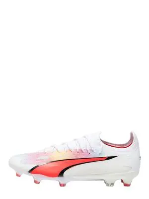 PUMA Ultra Ultimate Fg Ag Football Boots - White/black/fire Orchid