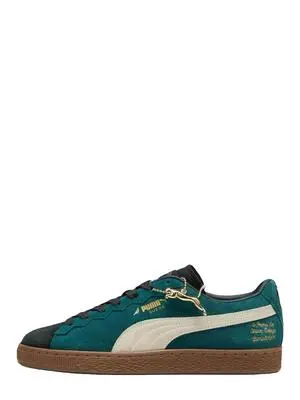 PUMA X Staple G Suede Sneakers - Green/white