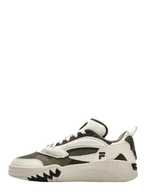 FILA FUSION Desperado Low Top Sneakers - White/brown/green