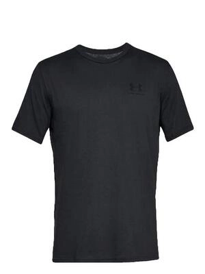 Under Armour Sportstyle Training Sports Short Sleeve Couple Style - Black