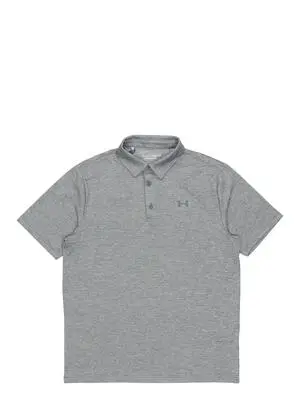 Under Armour Playoff Golf Sports Thin And Light Breathable Loose Short Sleeve Polo Shirt Silver Gray - Grey