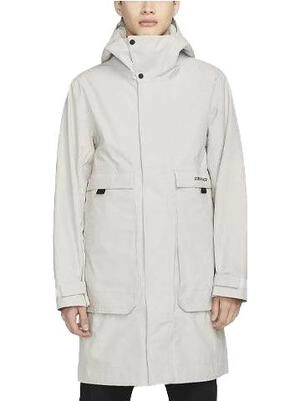JORDAN Gore-tex 2-in-1 Detachable Hooded Padded Coat - Light Bone/black