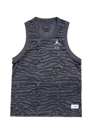 JORDAN Dri-fit Sport Breakfast Club Mesh Jersey - Black/multi-color