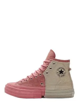 CONVERSE Feng Chen Wang X Chuck 70 High Top Sneakers - Cream/pink
