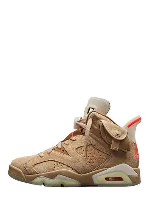 JORDAN Air Jordan 6 Retro Travis Scott British Khaki/sail/bright Crimson