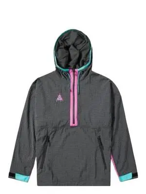 Nike Woven Hooded Jacket - Anthracite/magenta/jade