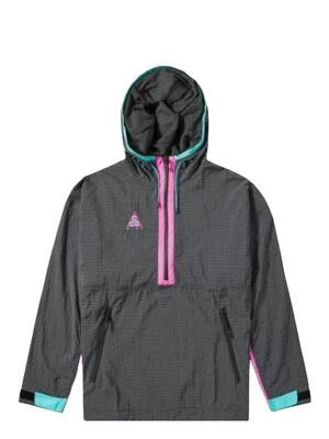 Nike X Woven Hooded Jacket - Anthracite/magenta/jade