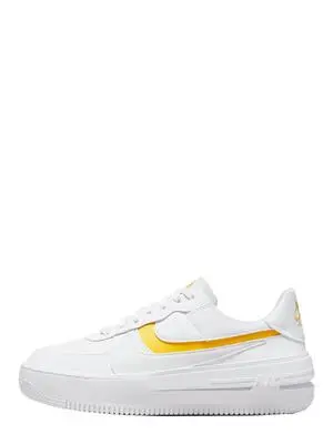 Nike Force 1 Plt.af.orm 'white Yellow Ochre' Sneakers - White/yellow