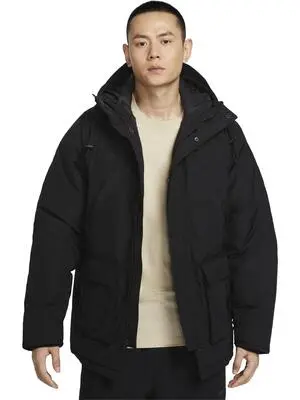 Nike Club Therma-fit Hooded Jacket - Black