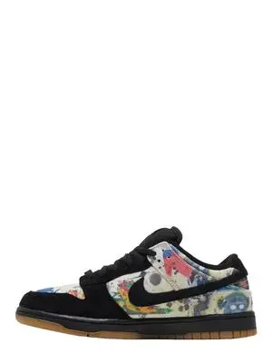 Nike X Supreme Sb Dunk Low "rammellzee - Black/black-multi-color