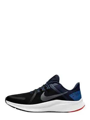 Nike Quest 4 Low Top Athletic Sneakers - Black/blue/white