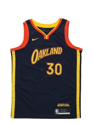 Nike Nba Stephen Curry Golden State Warriors Jersey City Edition - Dark Blue