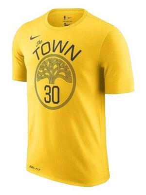 Nike Golden State Warriors Limited Edition Short Sleeve Tee - Yellow