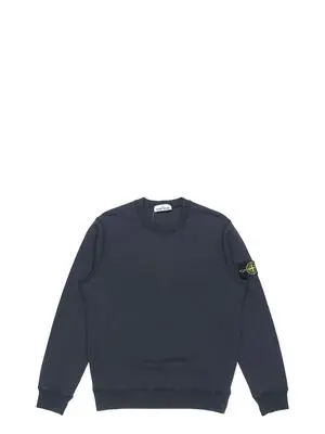 Stone Island STONE ISLAND Garment Dyed Crewneck Sweatshirt Blue