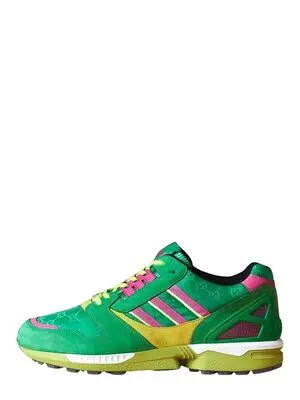 Adidas X Gucci Zx 8000 Sneakers - Green/yellow/pink