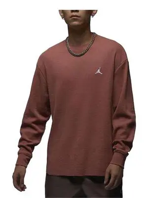 JORDAN Air Essentials Knitted Top - Orange/white