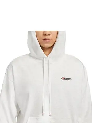 Nike Dri-fit Fleece Pullover Hoodie - White