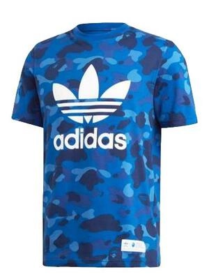 Adidas X A Bathing Ape Adicolor Camo T-shirt - Blue
