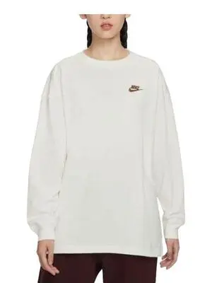Nike Essential Long Sleeve Top - White