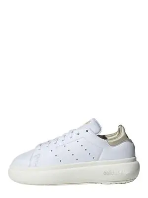 Adidas Stan Smith Pf Platform Sneakers - Cloud White/off White/wonder Gold Met