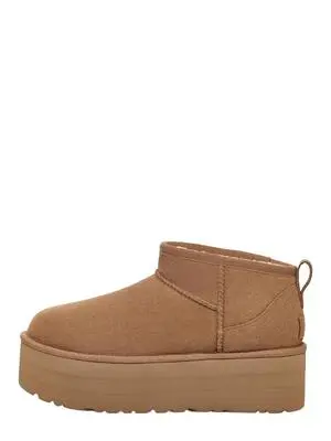UGG Classic Ultra Mini Platform Boots - Chestnut