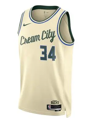 Nike Milwaukee Bucks Giannis Antetokounmpo City Edition Nba Swingman Jersey - Flat Opal