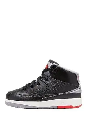 JORDAN Air 2 Retro Sneakers - Black/cement Grey/fire Red