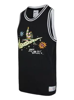 Nike Dri-fit Dna Basketball Jersey - Black/white