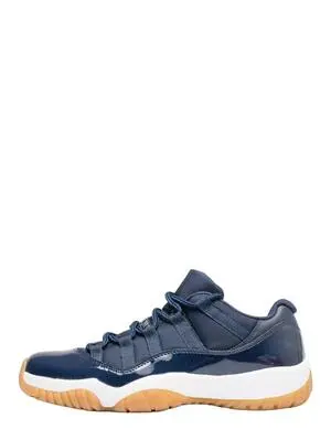 JORDAN Air Retro Low Navy Gum Sneakers - Midnight Navy/wht-gm Lght Brwn