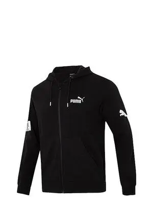 PUMA Power Full-zip Hoody Jacket - Black